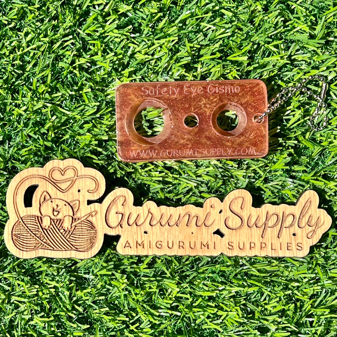 Safety Eye Gismo - Copper Red - Keychain - Rectangle - Safety Eye Tool ...