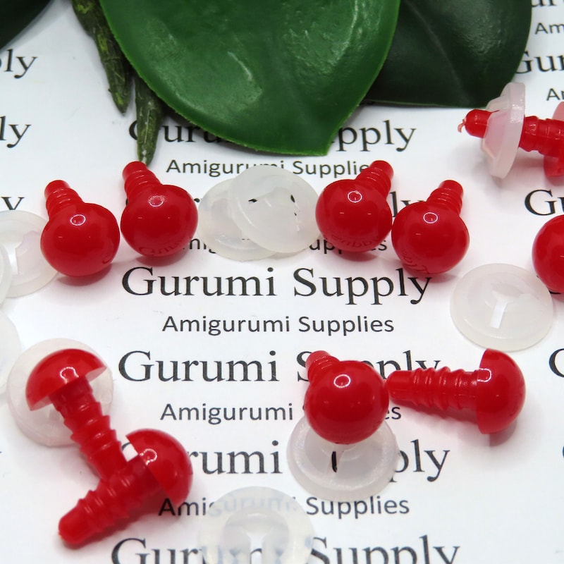 Red Crochet Safety Eyes - Etsy