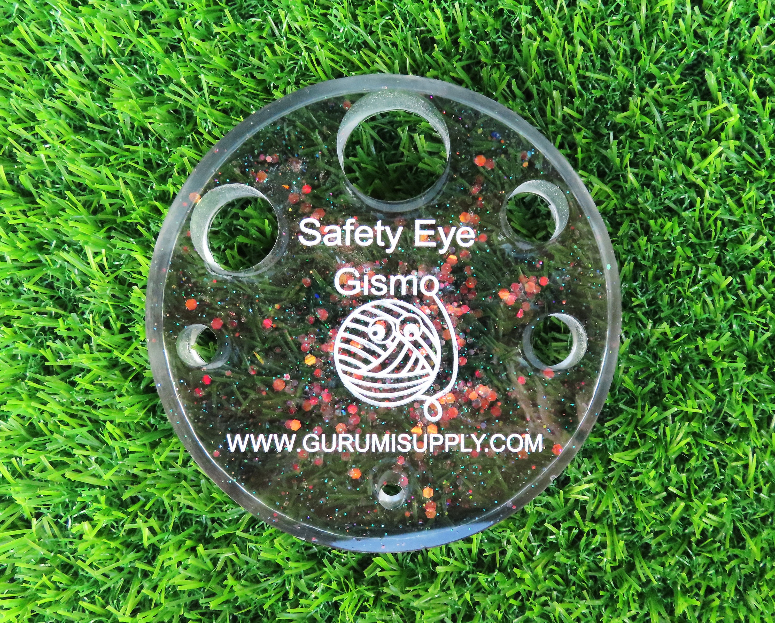 Safety Eye Gismo Black Berry with Glitter - Circle - Round - Safety Eye ...