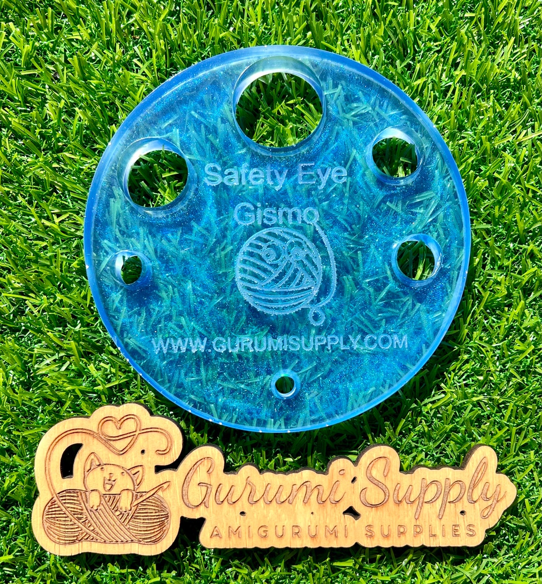Safety Eye Gismo Blue With Pearl Circle Round Safety Eye Tool Safety ...