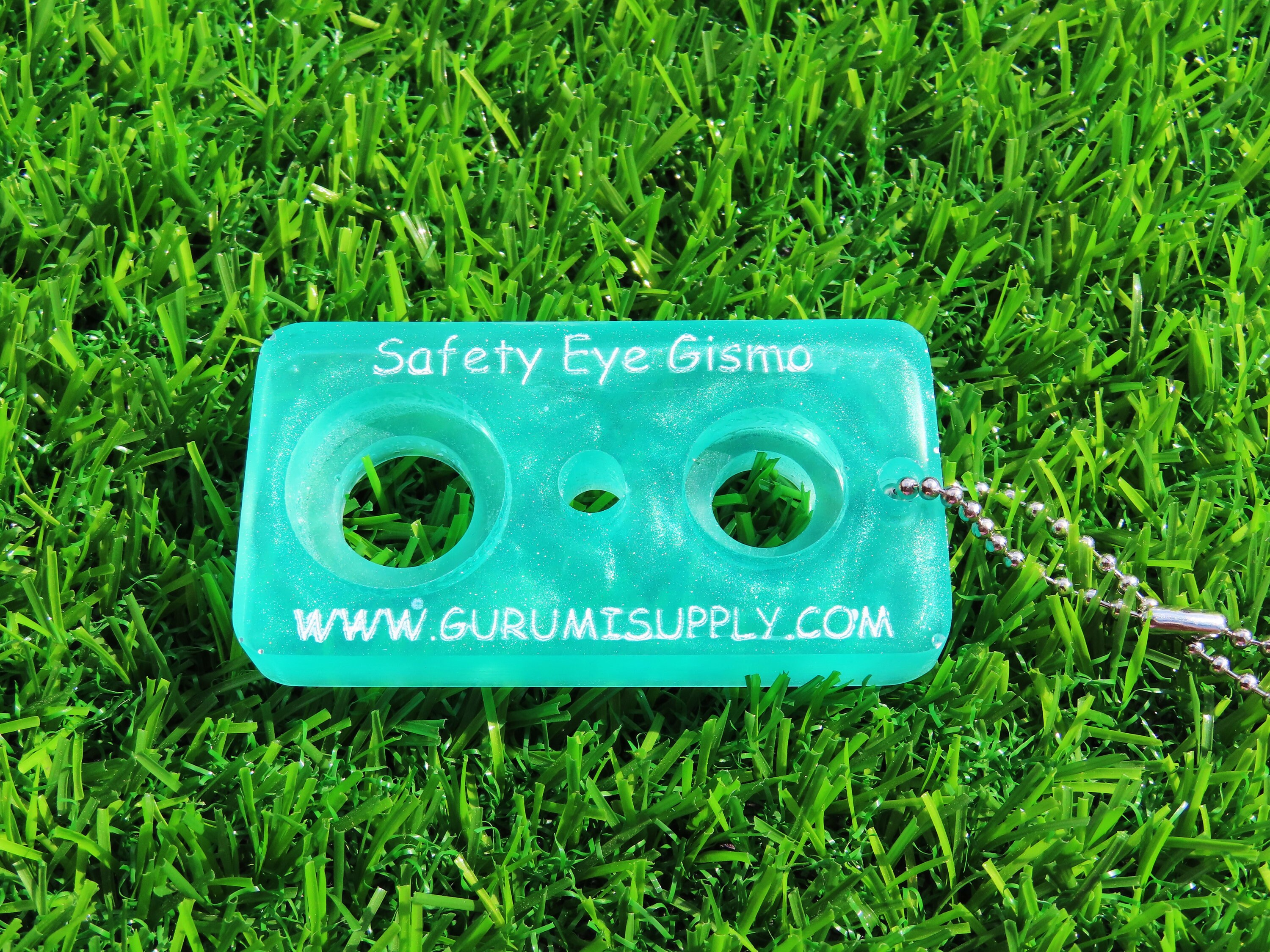 Safety Eye Gismo Pearlized Teal - Keychain - Safety Eye Tool - Safety ...