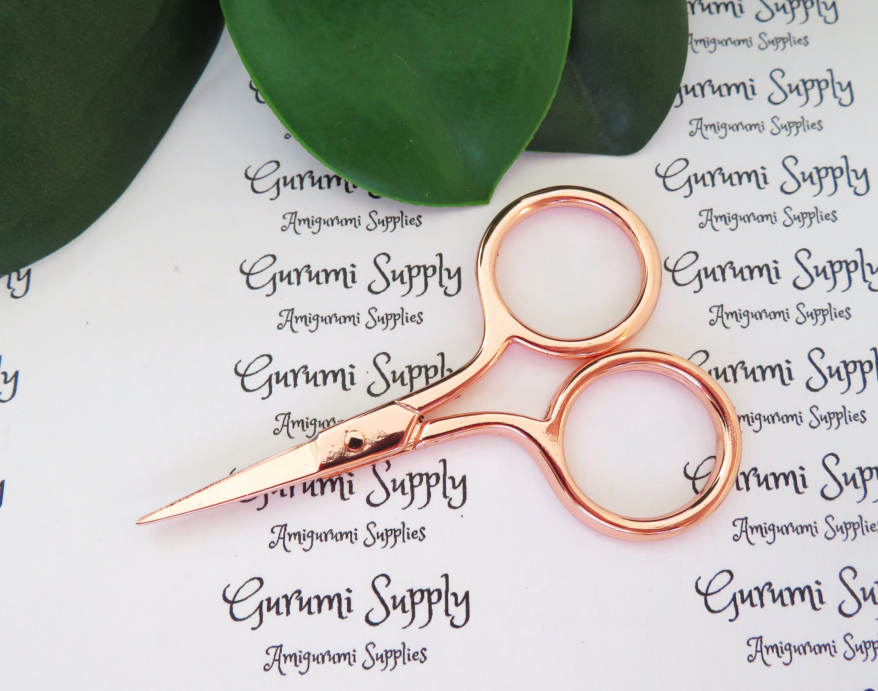 Mini Stainless Steel Scissors – Rose Gold Color – Travel Size – Cutting ...