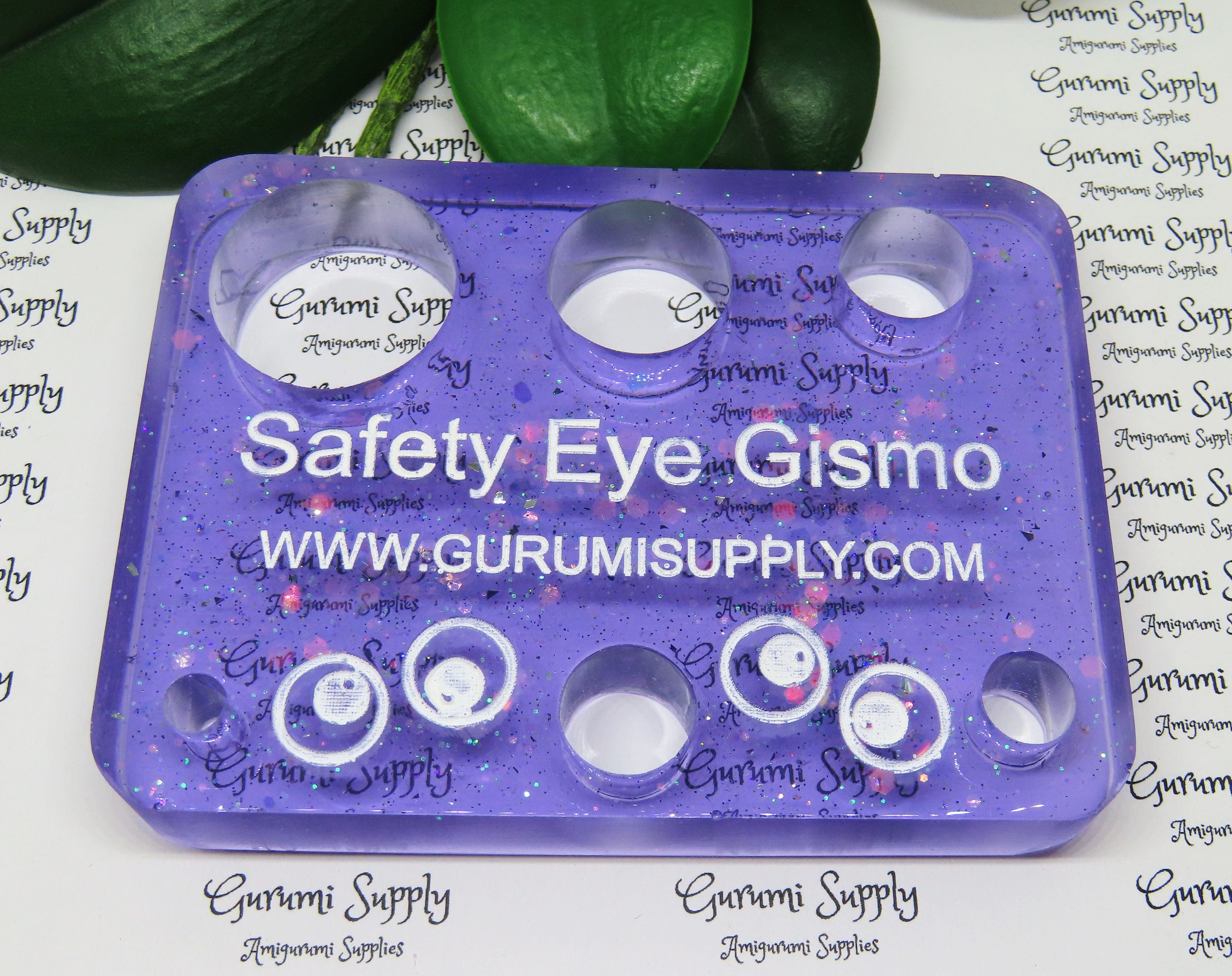 Safety Eye Gismo Purple Grape with Glitter - Rectangle - Safety Eye ...