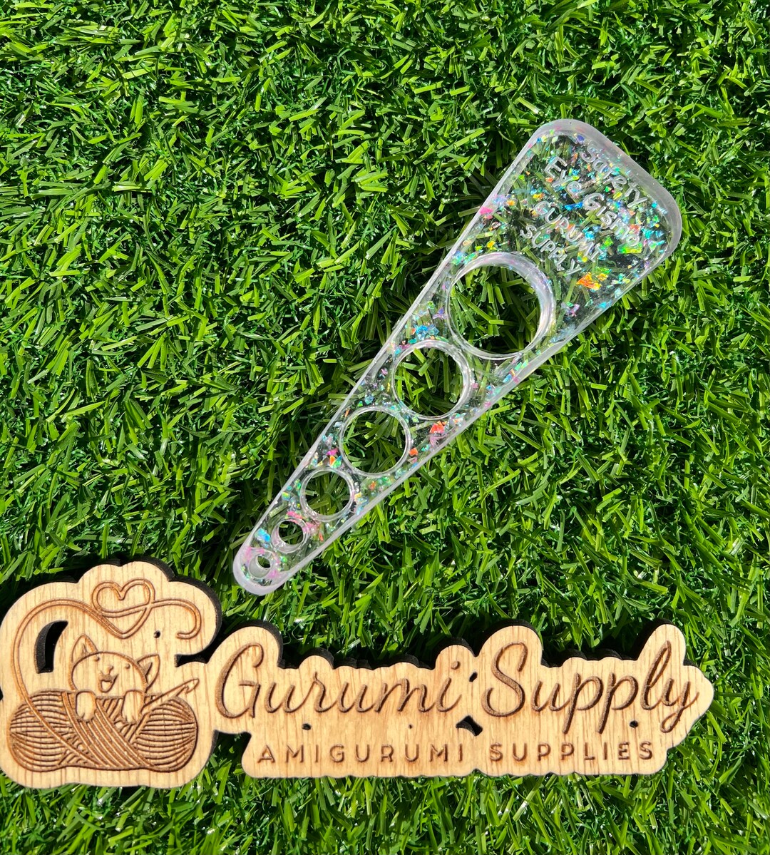 Safety Eye Gismo Fun-fetti Glitter Flake Triangle Safety - Etsy