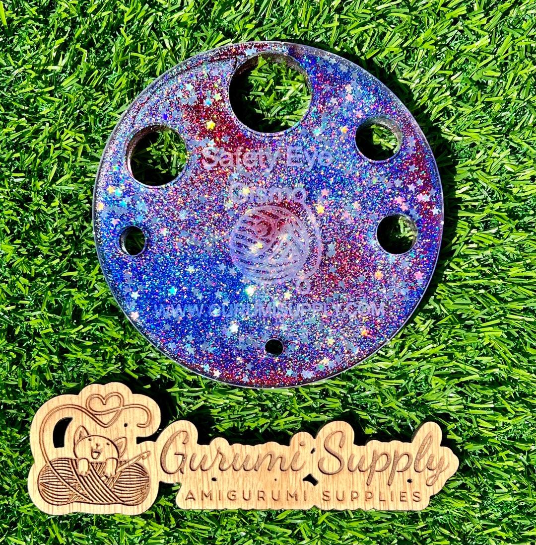 Safety Eye Gismo Patriotic With Star Glitter - Circle - Safety Eye Tool ...