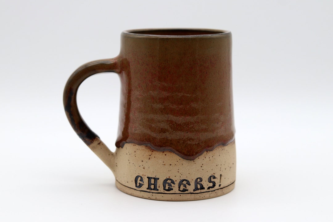 Personalized Tankard, Handmade Pottery Beer Mug, Christmas Gift Ideas ...