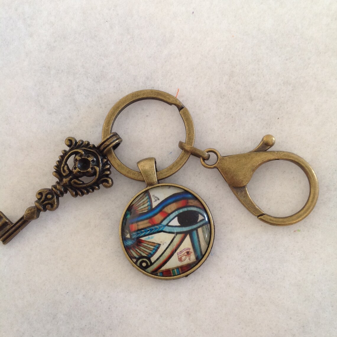 Free Ship Eye of Horus Keychain Eye of Ra Key Chain | Etsy