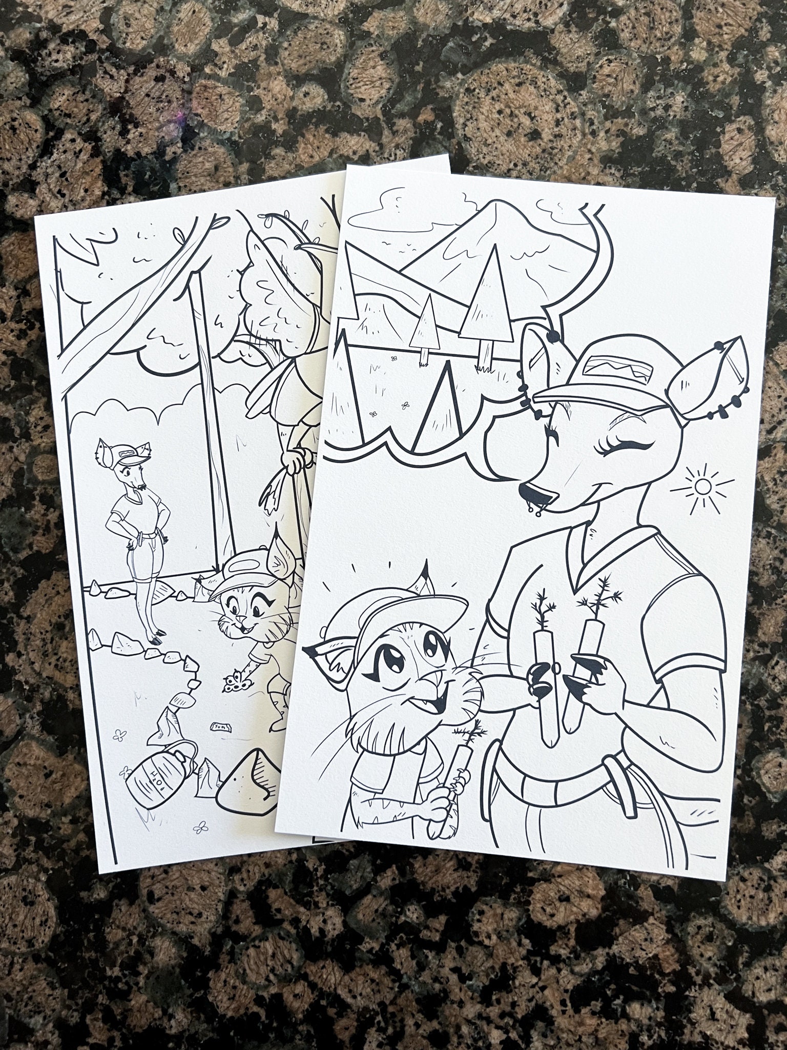 Bobbi's Dream/ Coloring Pages/ 2 Pack/ for Kids! - Etsy