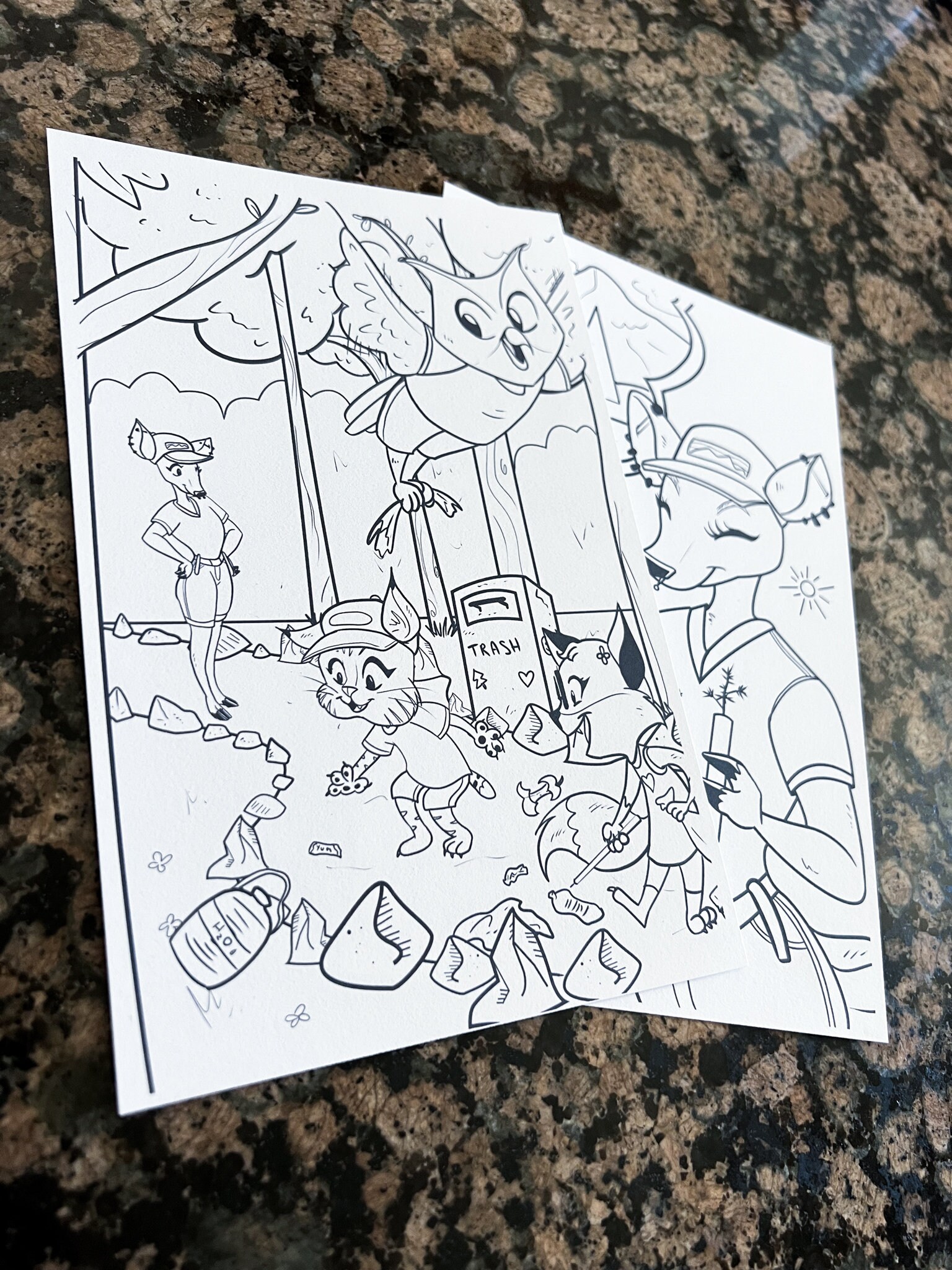 Bobbi's Dream/ Coloring Pages/ 2 Pack/ for Kids! - Etsy