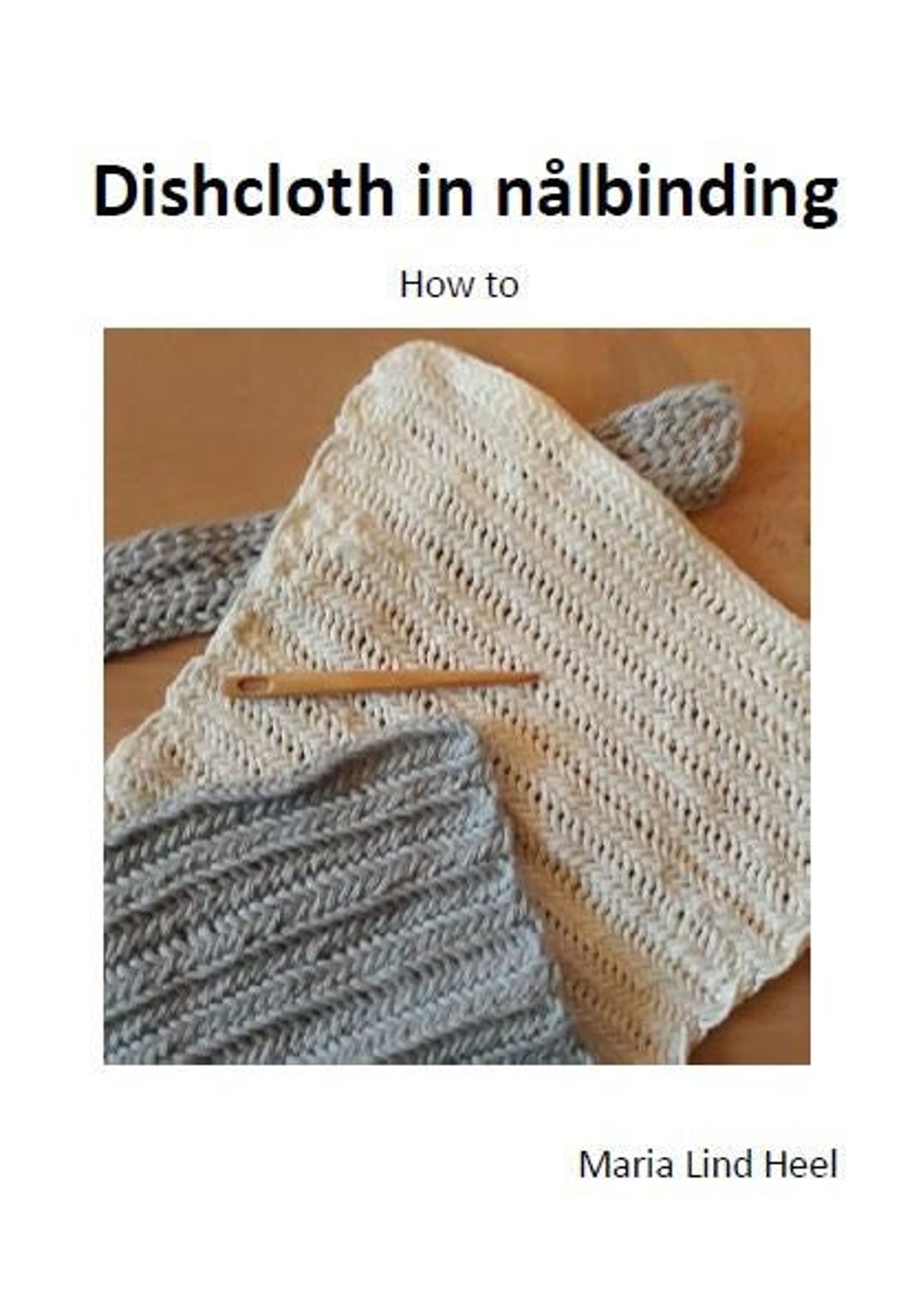 Digital Pattern: Dish Cloth in Nålbinding - Etsy