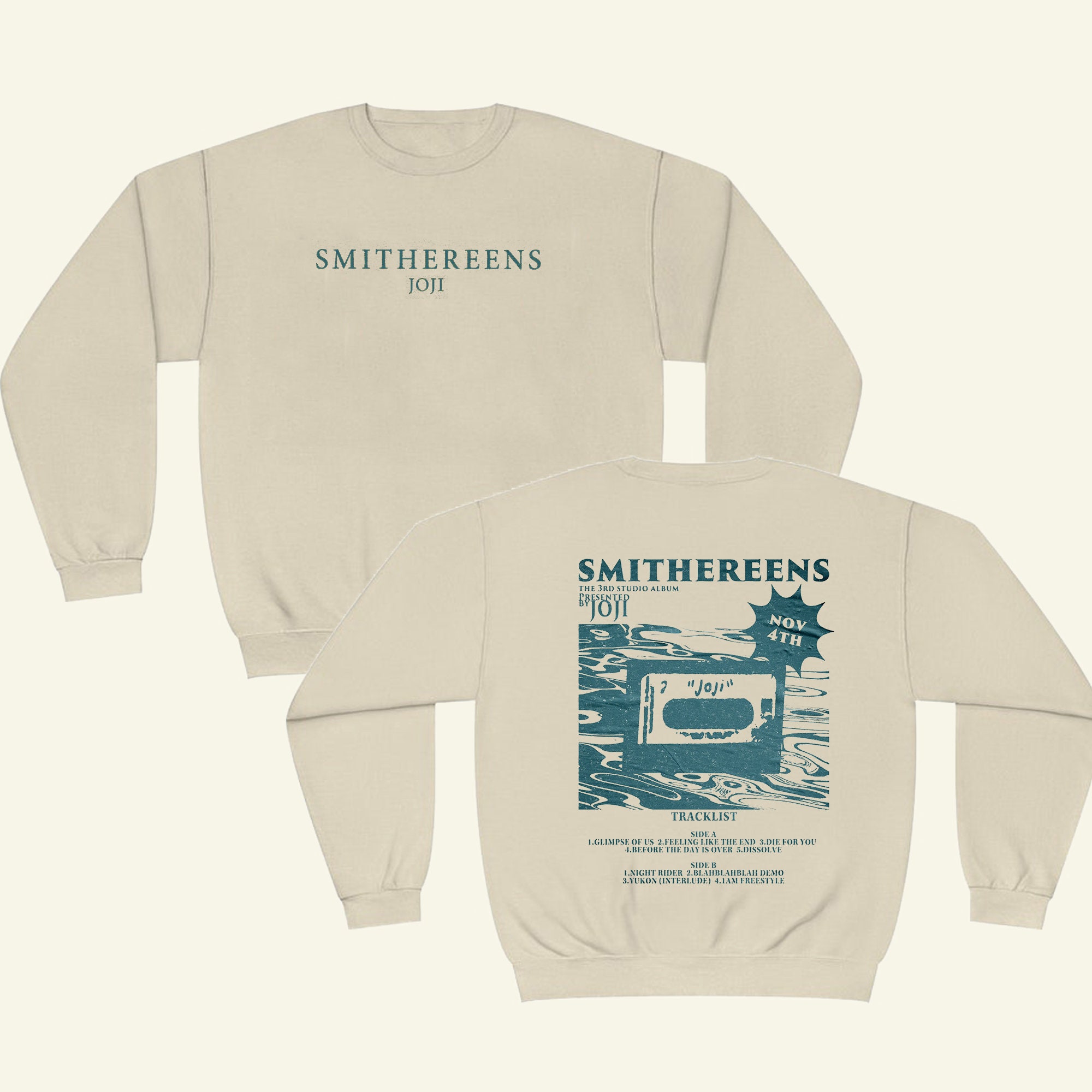 Joji merch smithereens - Etsy España