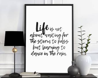 Life quote poster | Etsy