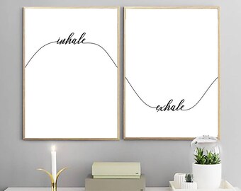 Calligraphy wall art | Etsy