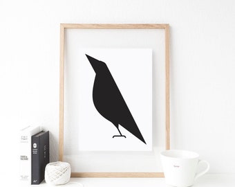 Raven printable | Etsy