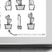 Cactuses Black and White Minimalist Decor Digital Print Modern Wall Art ...