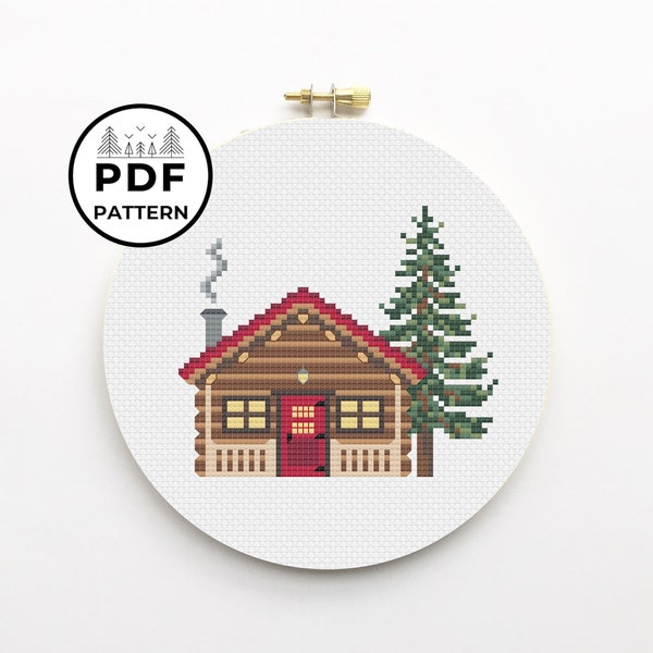 Log Cabin Cross Pattern - Etsy