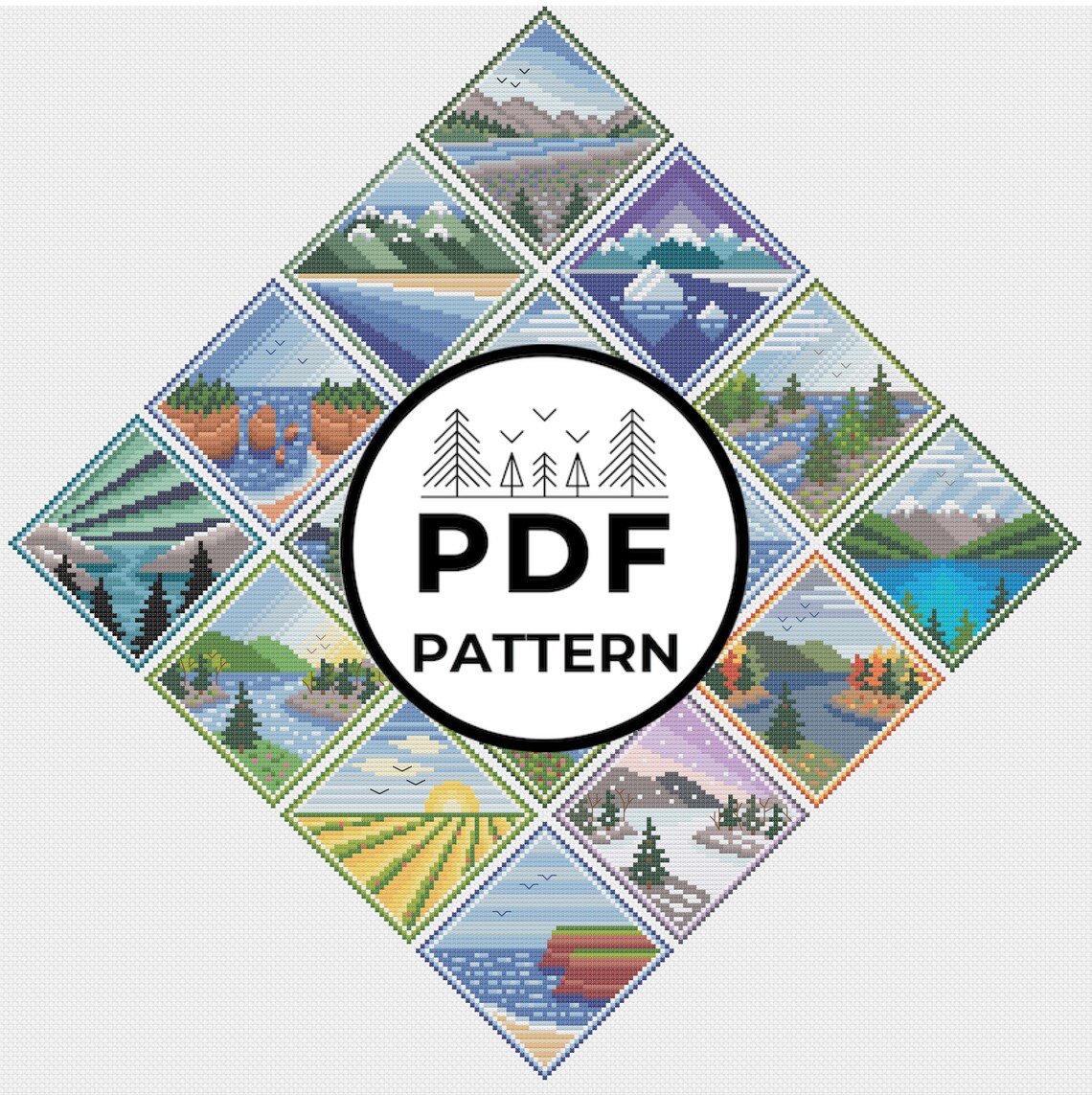 Canada Provinces and Territories PDF Pattern Bundle 16 - Etsy Canada