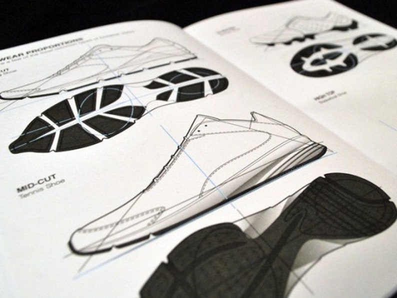 Printable Classic Shoe Sketch Book, Shoe Design Book, Shoe Sketch ...