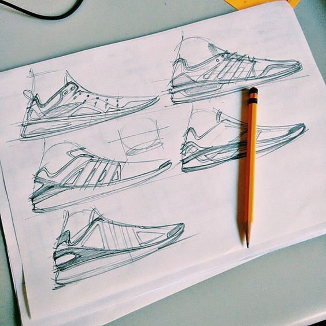Printable Classic Shoe Sketch Book, Shoe Design Book, Shoe Sketch ...