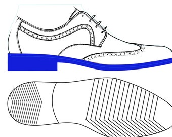Printable Sports Shoe Sketch Book, Shoe Design Book, Shoe Sketch ...