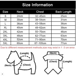 Dog Coat Sewing Pattern: Sizes S to 5XL (printable PDF) - Etsy