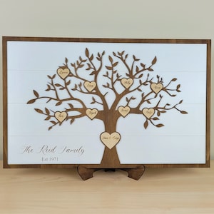 Personalised Family Tree | Wooden Family Keepsake - Etsy Australia