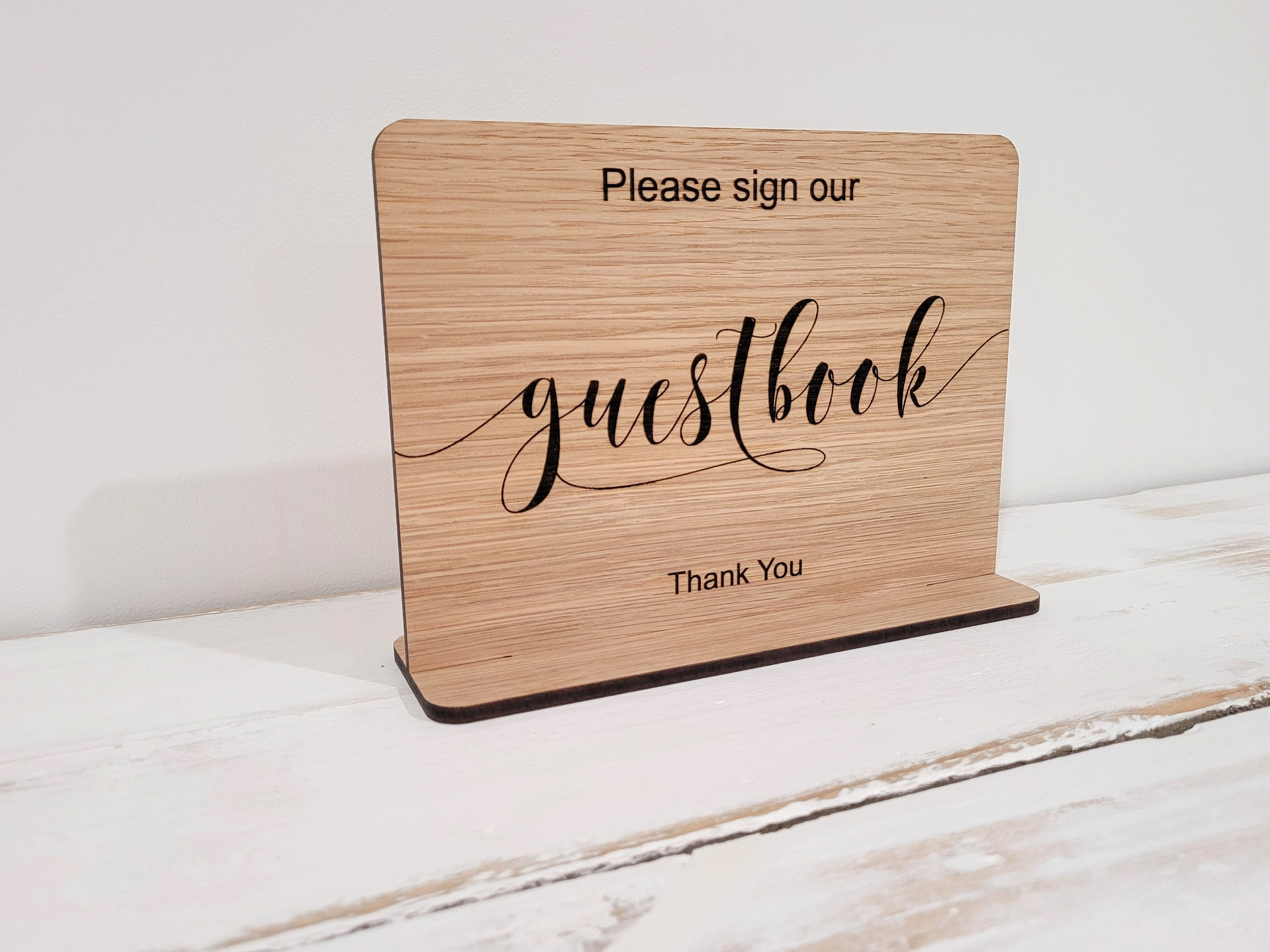 Wooden Guest Book Sign | Etsy