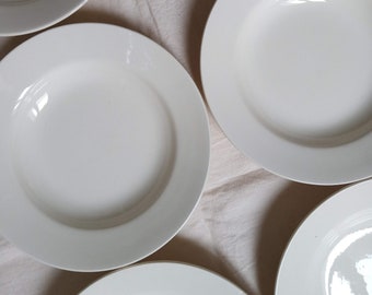 Antique White Dinner Plates - Etsy