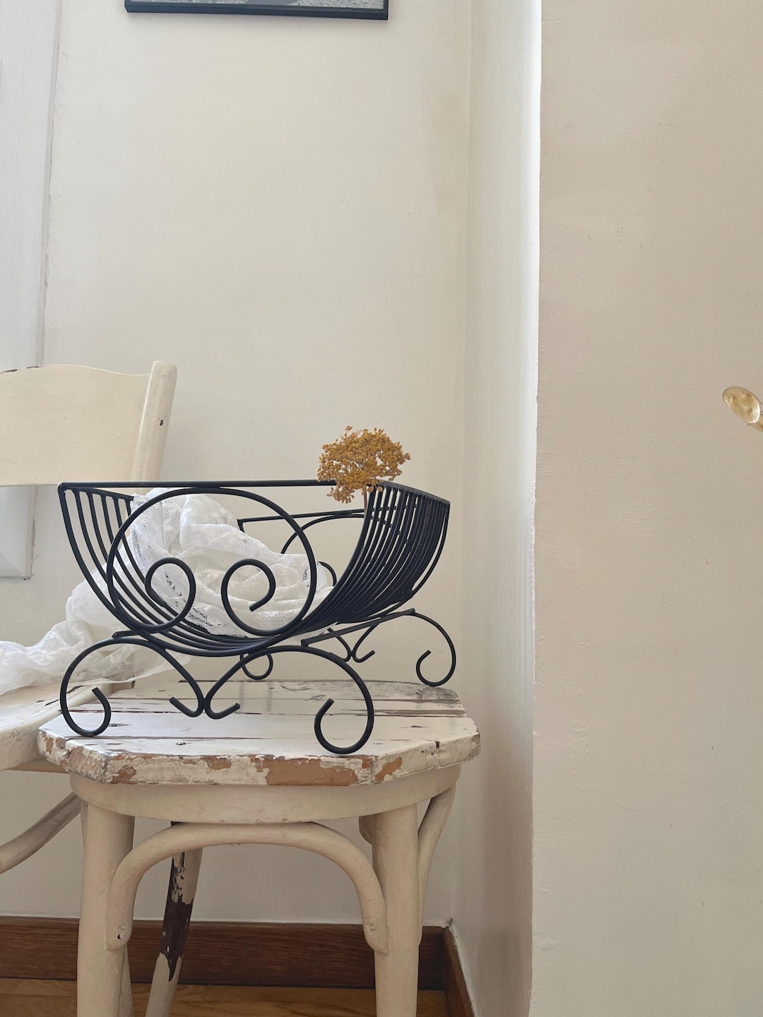 Vintage French Wire Dish Rack.french Wire Dish Drainer.metal Wire Dish ...