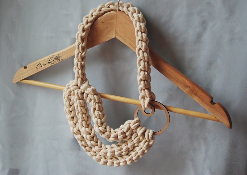 Boho Rope Braided Necklace African Knotted Collar Black Rope - Etsy