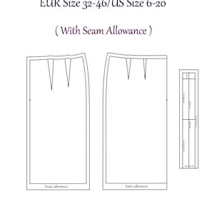 New Bunka Basic Skirt Pattern | Etsy