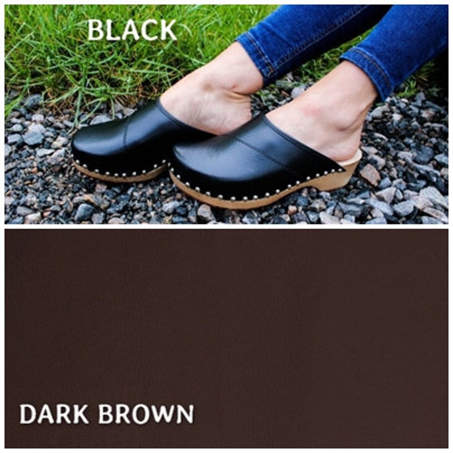 New Clogs Red Clogs for Women for Men Leather Clogs Low Heel - Etsy