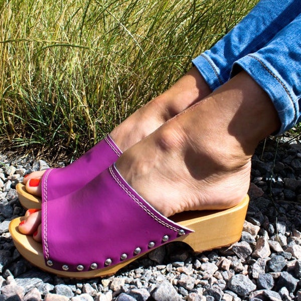 Purple Sandals - Etsy