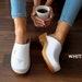 Leather Shoes With Wooden Sole Clogs for Women Open Back Shoes Shoes ...