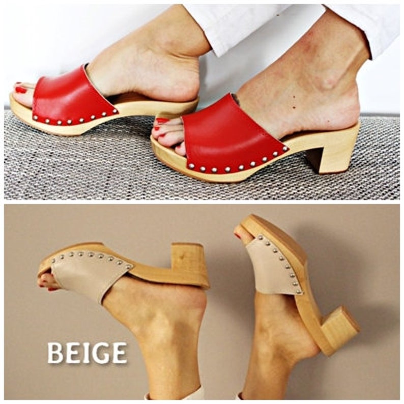 Clog Sandal Shoes Clog Sandals Swedish Clogs Trends Fashion - Etsy
