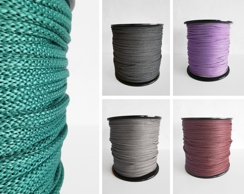 3mm Braided Macrame Cord With Filling for Various Macrame - Etsy