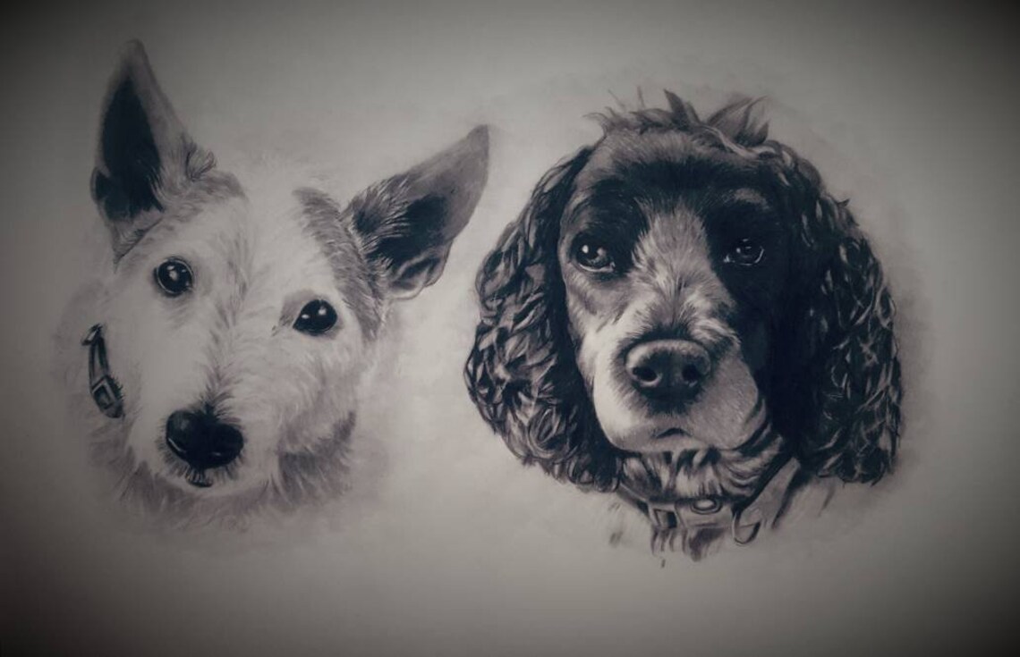 A4 Pencil Portrait From Your Photographs - Etsy