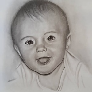 A4 Pencil Portrait From Your Photographs - Etsy