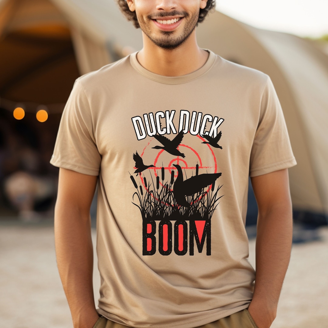 DUCK HUNTING T Shirt Men, Dad HUNTER Gift, Wild Hunt Game Tee, Ducks ...