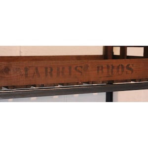 A Large Vintage Rustic Bakers Rack, Shop Display Stand, Storage Rack ...