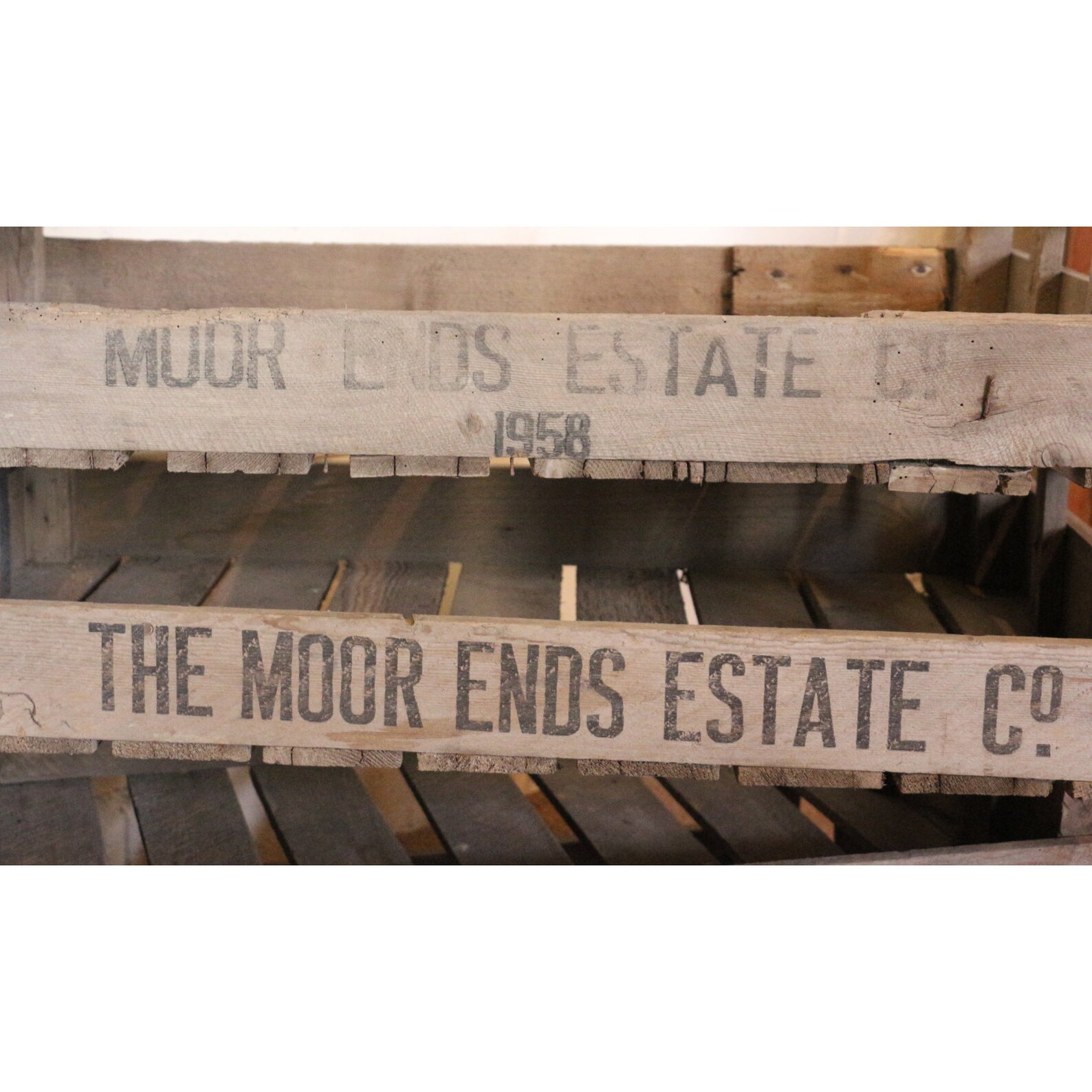 4 Vintage Retro Wooden Potato Chitting Trays or Bushel Boxes | Etsy