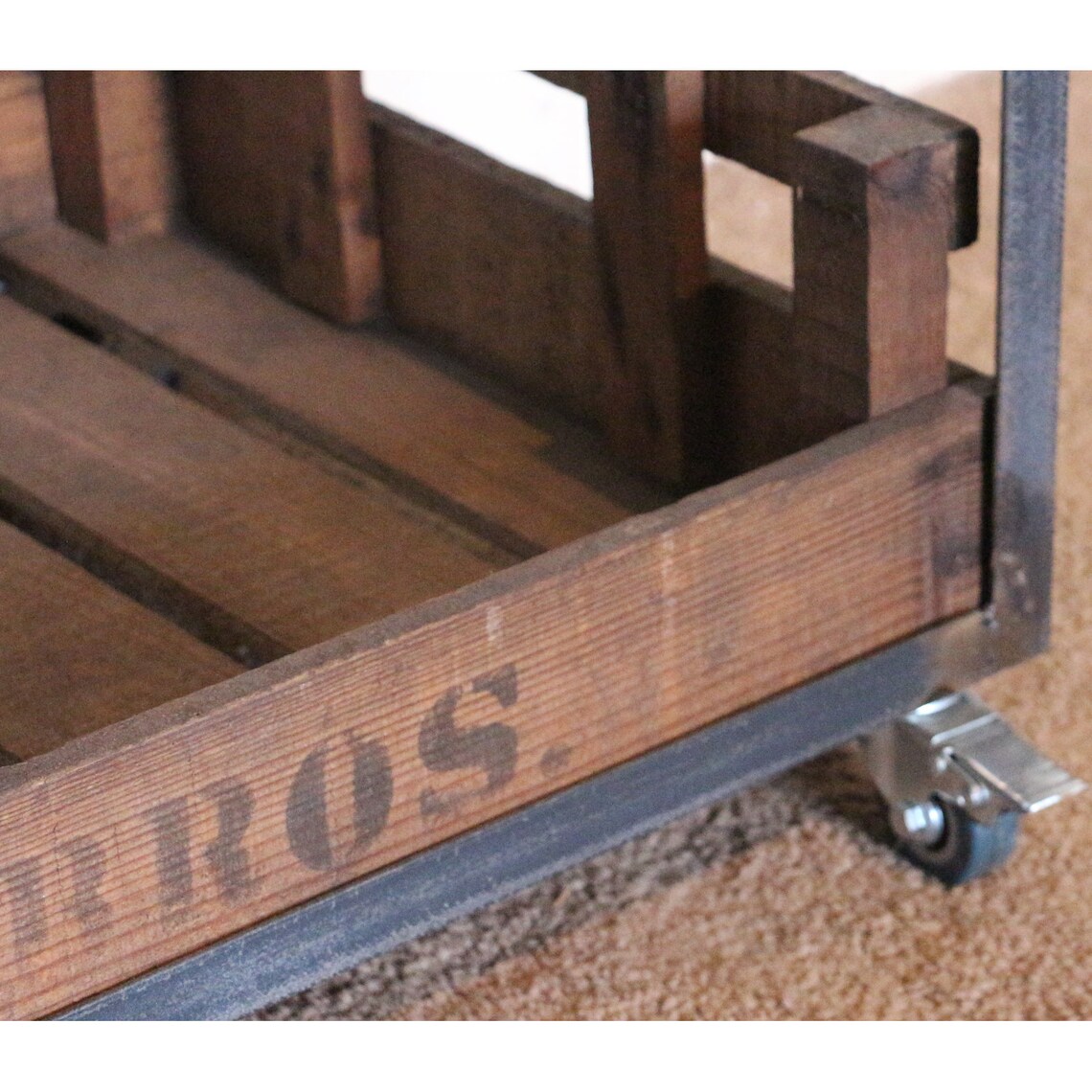 A Large Vintage Rustic Bakers Rack, Shop Display Stand, Storage Rack ...