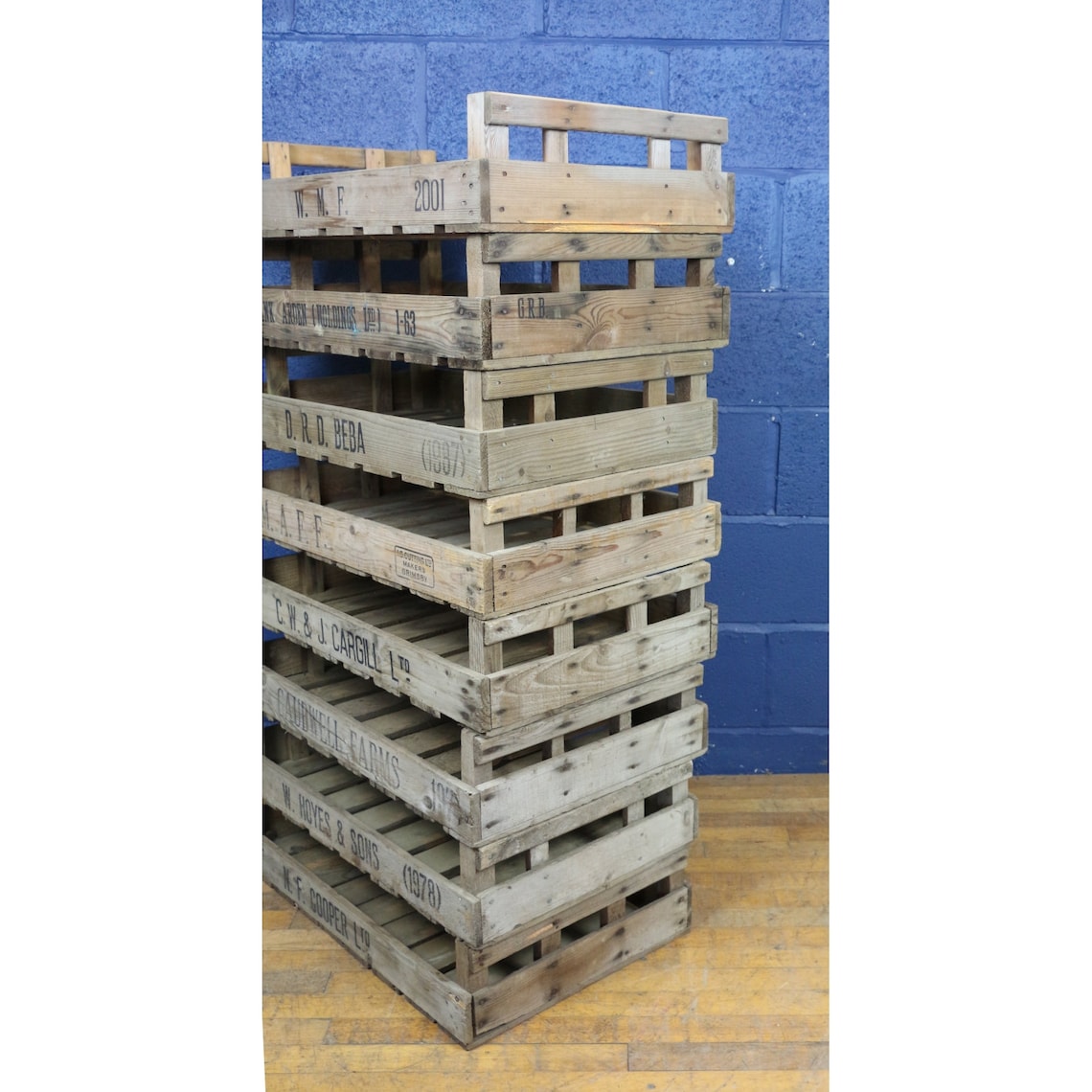 10 Vintage Retro Wooden Potato Chitting Trays or Bushel Boxes - Etsy