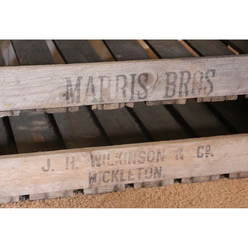 4 Vintage Retro Wooden Potato Chitting Trays or Bushel Boxes - Etsy