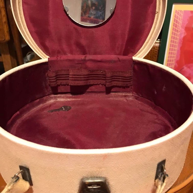 Original Vintage 1960s 1970s Mod Twiggy Style Small Round Circle Bag ...