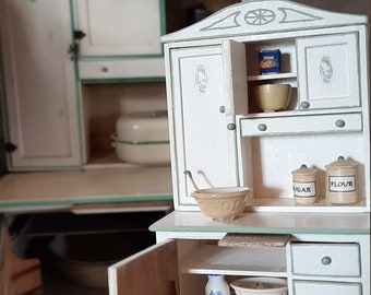 Dollhouse Miniature Kitchen Cabinet Kit From Chrysnbon 1:12 Scale - Etsy