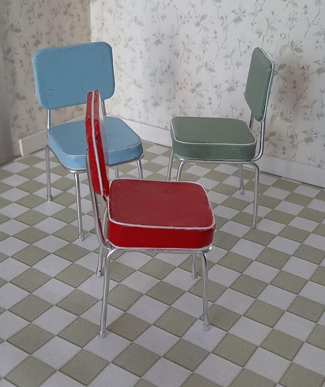 1:12 Scale Miniature Kitchen Chair - Etsy