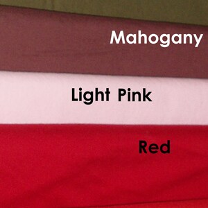 Solid Poplin Swatches Color and Texture and Weight Samples for Any of ...