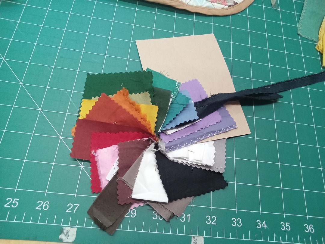 Solid Poplin Swatches Color and Texture and Weight Samples for Any of ...