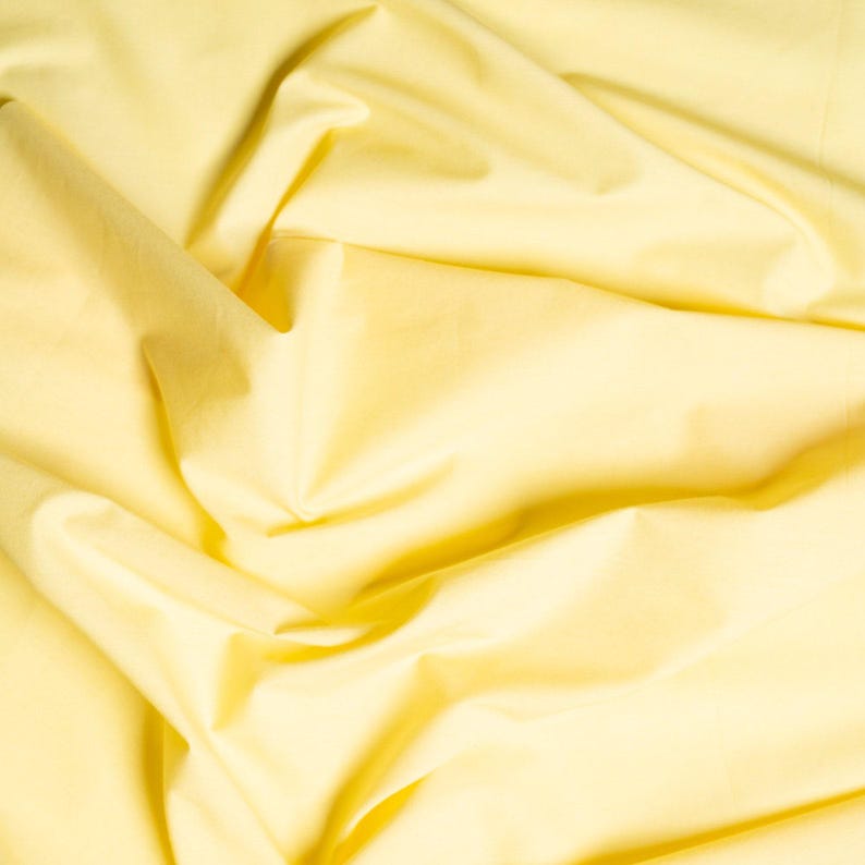 Solid Organic Cotton Poplin by the Yard and Half Yard - Many Colors ...